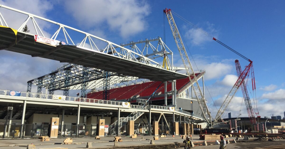 BMO Field Expansion Roof Erection Support | Walter P Moore
